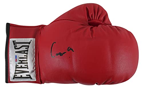 Muhammad Ali "Cassius Clay" Signed Red Everlast Boxing Glove PSA Itp #5A26553 - Autographed Boxing Gloves