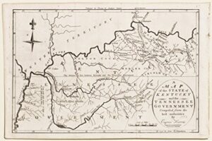 a map of the state of kentucky & the tennessee government