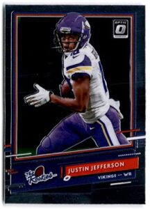 2020 donruss optic the rookies #t-juj justin jefferson minnesota vikings