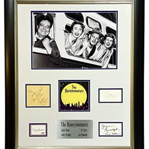 THE HONEYMOONERS Autographed SIGNED CAST FRAMED Jackie Gleason Audrey Meadows Joyce Randolph Art Carney JSA CERTIFIED AUTHENTIC XX59224