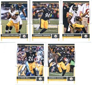 2017 score pittsburgh steelers veterans team set of 10 cards: eli rogers(#27), lawrence timmons(#61)