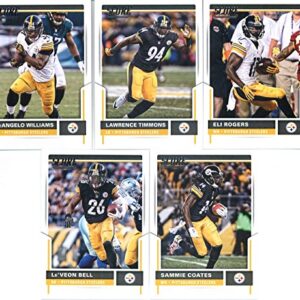 2017 Score Pittsburgh Steelers Veterans Team Set of 10 Cards: Eli Rogers(#27), Lawrence Timmons(#61)