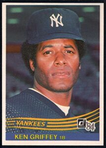 1984 donruss #613 ken griffey sr. nm-mt new york yankees baseball