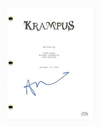 Alison Tolman Signed Autographed Krampus Movie Script Screenplay Horror ACOA COA