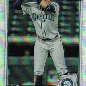 2020 Bowman Draft Chrome - Julio Rodriguez - REFRACTOR - Seattle Mariners Baseball Rookie RC Card #BD-188