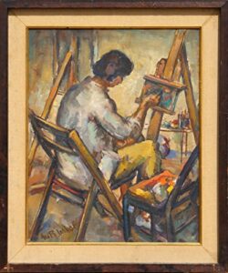 artist at the easel