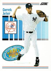 1993 score baseball #489 derek jeter rookie card