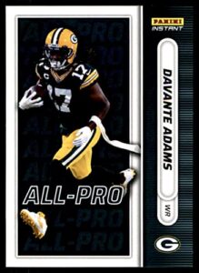 football nfl 2021 panini instant all pro #ap3 davante adams packers