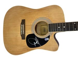 dwight yoakam signed autographed full size acoustic guitar country beckett coa