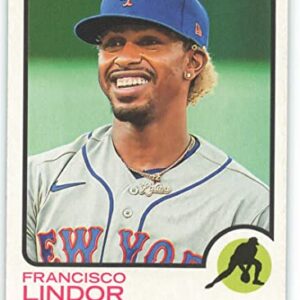 2022 Topps Heritage #196 Francisco Lindor NM-MT New York Mets Baseball