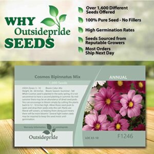 Outsidepride Cosmos Garden Wild Flower Seed Mix - 1000 Seeds