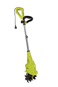 sun joe tj599e electric garden cultivator, 6.3-inch, 2.5-amp, adjustable shaft