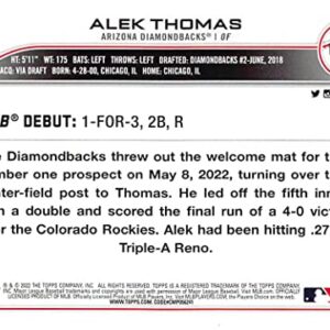 2022 Topps Update #US282 Alek Thomas RC