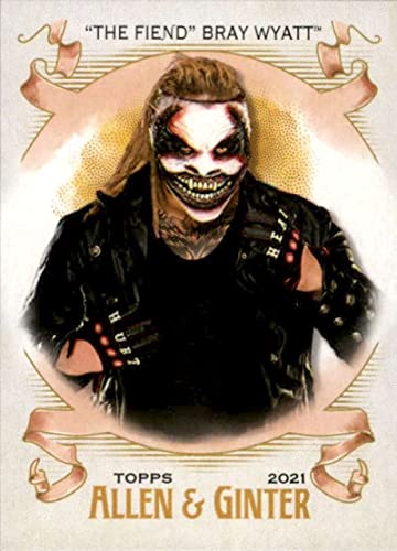 2021 Topps Heritage WWE Allen and Ginter #AG-25 The Fiend Bray Wyatt Wrestling Trading Card