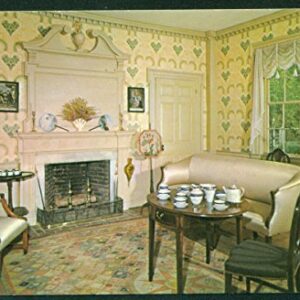 Parlor General Salem Towne Old Sturbridge Village Federal Period Furniture Vintage Postcard