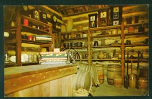 hill mcnamar country store interior view new salem state park postoffice abraham lincoln postcard