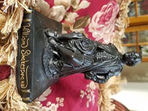 hand cast sculpture of williams shakespeare made from 500 million year old slate