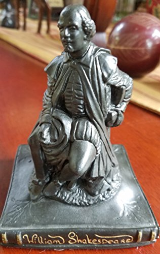 Hand cast Sculpture of Williams Shakespeare made from 500 million year old slate