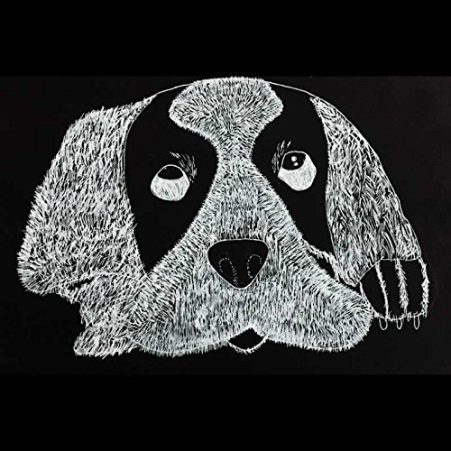 WALL ART ARTWORK PAINTING SILLY DOG