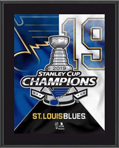 st. louis blues 2019 stanley cup champions 10.5″ x 13″ champions logo sublimated plaque – nhl team plaques and collages