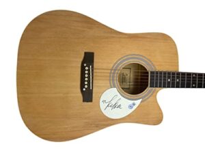 kelsea ballerini signed autographed full size acoustic guitar beckett coa