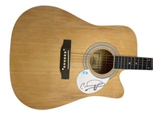 carrie underwood signed autographed full size acoustic guitar beckett coa