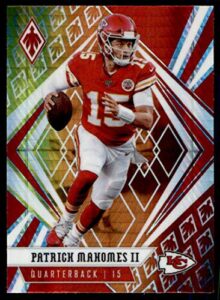 football nfl 2020 panini phoenix fire burst #45 patrick mahomes ii chiefs