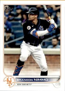 2022 topps #344 brandon nimmo nm-mt mets