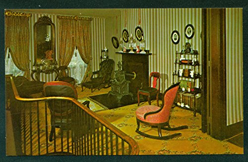 Front Parlor President Abraham Lincoln House Interior Home Vintage Postcard