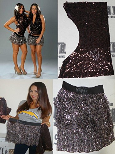 Nikki The Bella Twins 2x Signed WWE Ring Worn Used Skirt & Shirt PSA/DNA Diva - Autographed Wrestling Miscellaneous Items