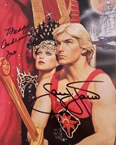 sam j. jones & melody anderson flash gordon original autographed 8x10 photo #4