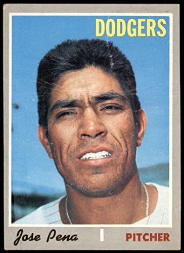 1970 Topps # 523 Jose Pena Los Angeles Dodgers (Baseball Card) Dean's Cards 2 - GOOD Dodgers