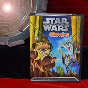 "Star Wars" hand-painted EWOKS Animation Cel and original art, RARE Ewok TV series DVD, UACC, COA, Frame