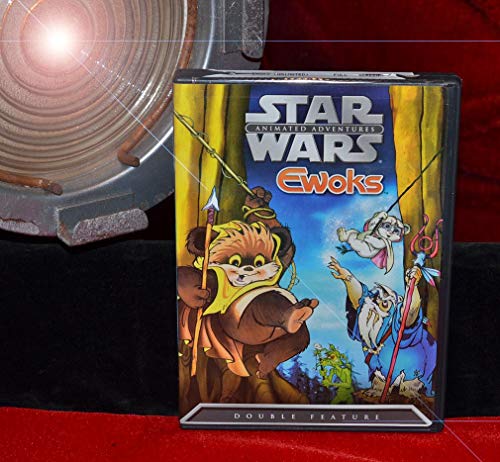 "Star Wars" hand-painted EWOKS Animation Cel and original art, RARE Ewok TV series DVD, UACC, COA, Frame