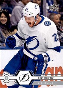 2019-20 upper deck #271 brayden point tampa bay lightning hockey card