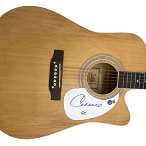 Celine Dion Signed Autographed Full Size Acoustic Guitar Titanic Beckett COA