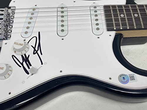 Jeff Pilson Signed Autographed Electric Guitar Foreigner Dokken Beckett COA