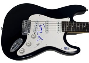 saweetie signed autographed electric guitar my type rapper hip hop beckett coa