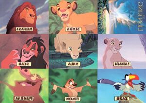 the lion king series 1 1994 skybox complete base card set of 90