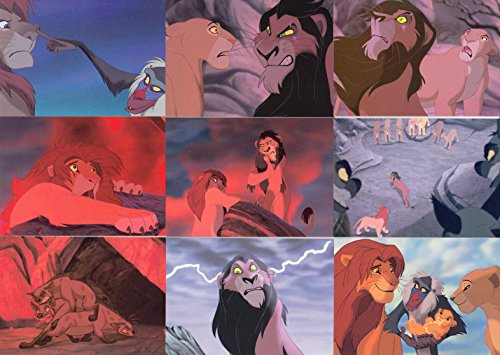 THE LION KING SERIES 1 1994 SKYBOX COMPLETE BASE CARD SET OF 90