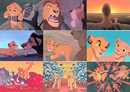 THE LION KING SERIES 1 1994 SKYBOX COMPLETE BASE CARD SET OF 90