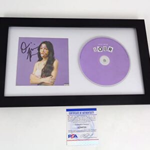 Olivia Rodrigo Drivers License Signed Autograph Sour CD Framed PSA/DNA COA