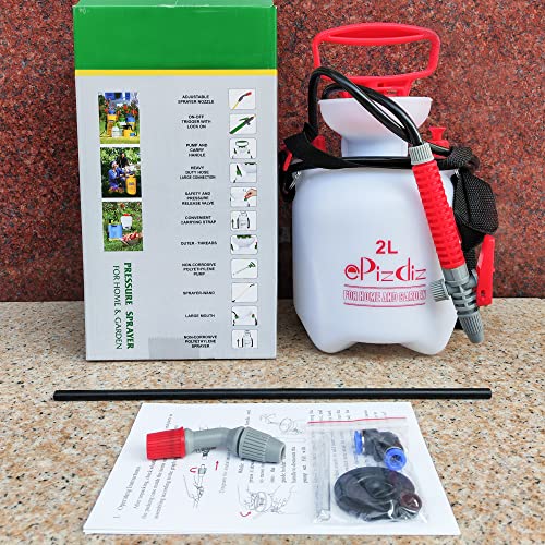 ePizdiz Watering Can Device for Watering Hanging Plant Hard to Reach High Plant Watering Bottle Sprayer for Indoor or Garden 2L(0.5Gal)