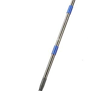 Garden Rake, 5 FT Metal Rake for Lawns - Level Head Rake with Stainless Steel Handle for Loosening Soil