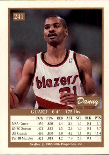 1990 SkyBox Basketball Card (1990-91) #241 Danny Young