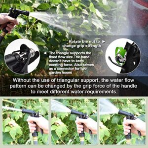 IRRIGLAD Hose Nozzle 2 Pack, Full Size Pistol Grip Water Nozzle Sprayer with Durable 304 Stainless Steel, Adjustable Spray Water Flow for Watering Plants, Showering Pet, Washing Car, Cleaning