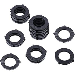 garden hose washers rubber washers seals, self locking tabs keep washer firmly set inside fittings for garden hose and water faucet