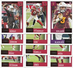 2020 panini score football arizona cardinals team set 12 cards w/drafted rookies