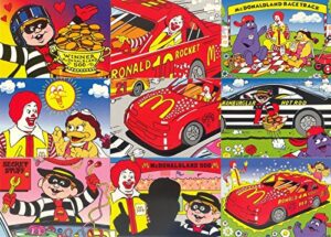 mcdonaldland 500 1996 collect-a-card base card set of 50 ronald mcdonald