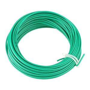 KINGLAKE 100 Feet Green Sturdy Plastic Coated Garden Wire 1.8mm Plant Twist Tie Garden Training Wire (2pks 50 ft)